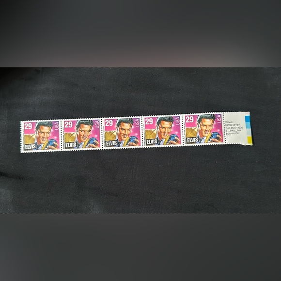 Elvis Presley | Other | 993 Elvis Presley 29 Cent Block Of 5 Stamps ...